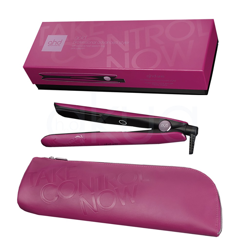 Plancha Gold Pink Orquidea Take Control Now ghd